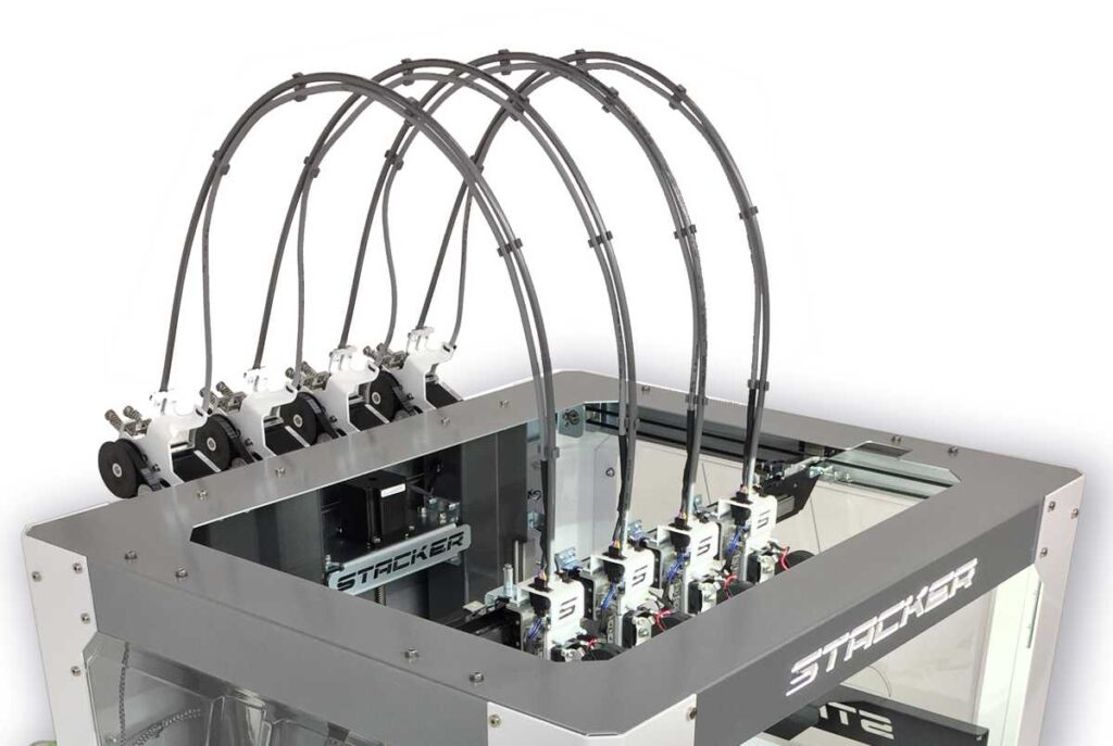 Stacker S4-XL Silver Support Tube for Filament Guide Tube - STACKER 3D